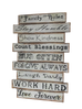 Family Rules Rustic Signs- 2 Colour Choices – Huntress Homewares